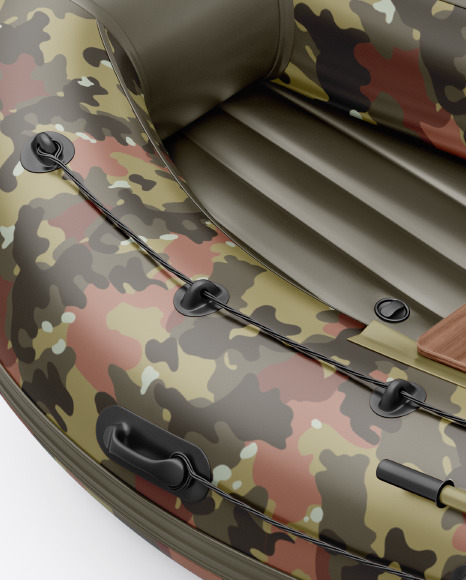 Inflatable Boat Mockup - Free Download Images High Quality PNG, JPG