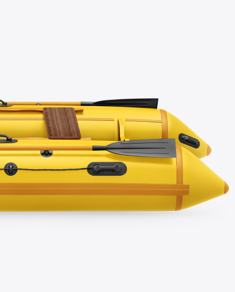 Inflatable Boat Mockup - Free Download Images High Quality PNG, JPG