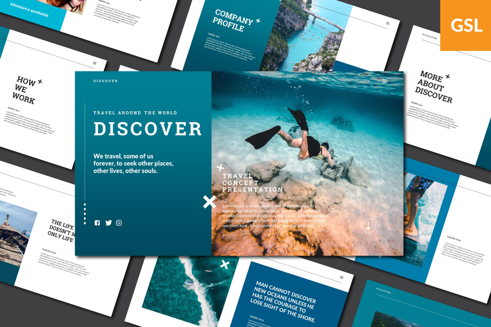 Discover Google Slides on Yellow Images Creative Store