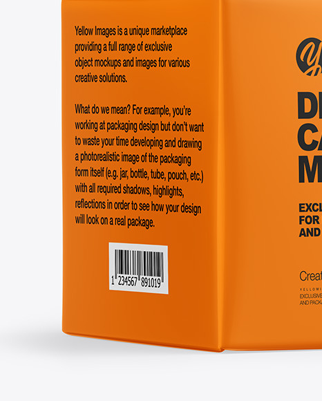 Glossy Drink Carton Pack with Screw Cap Mockup - Free Download Images ...