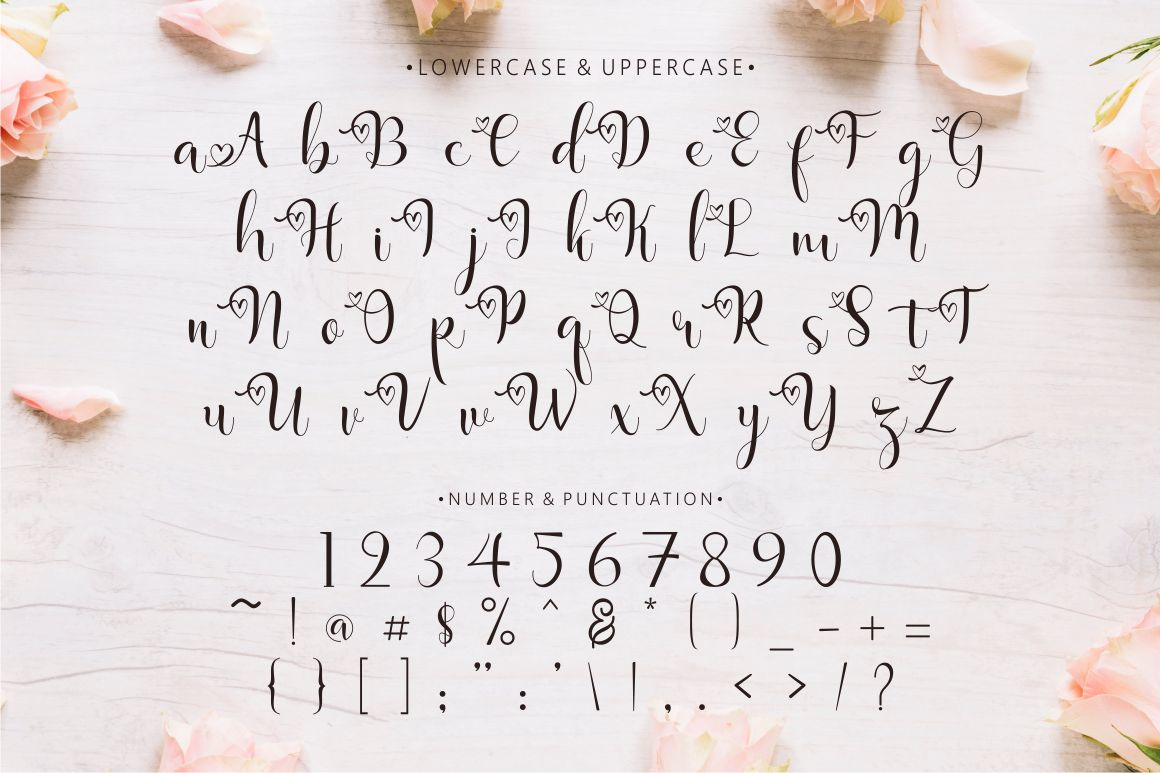 Marithe - Beautiful Modern Font on Yellow Images Creative Store