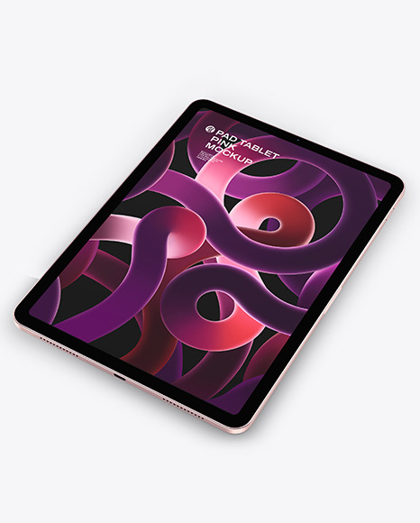 Two iPad Air 5 Pink - Free Download Images High Quality PNG, JPG