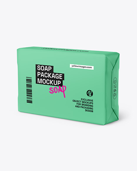 Matte Soap Bar Package Mockup - Free Download Images High Quality PNG, JPG
