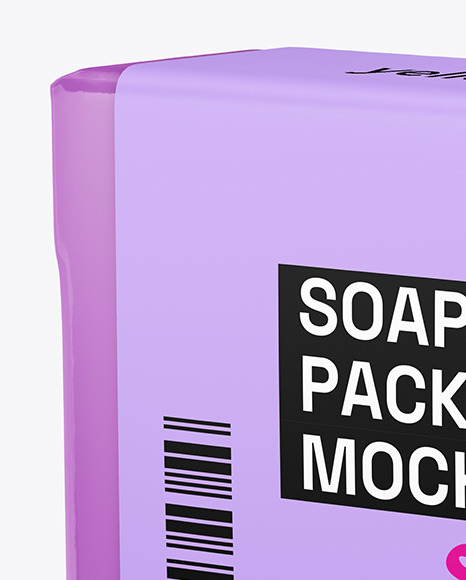 Glossy Soap Bar Package Mockup - Free Download Images High Quality PNG, JPG
