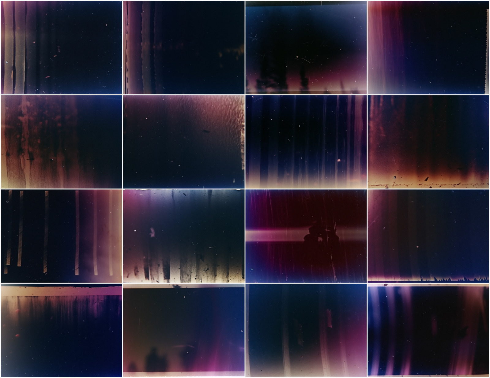 Vintage Film Texture Effect Overlays on Yellow Images Creative Store