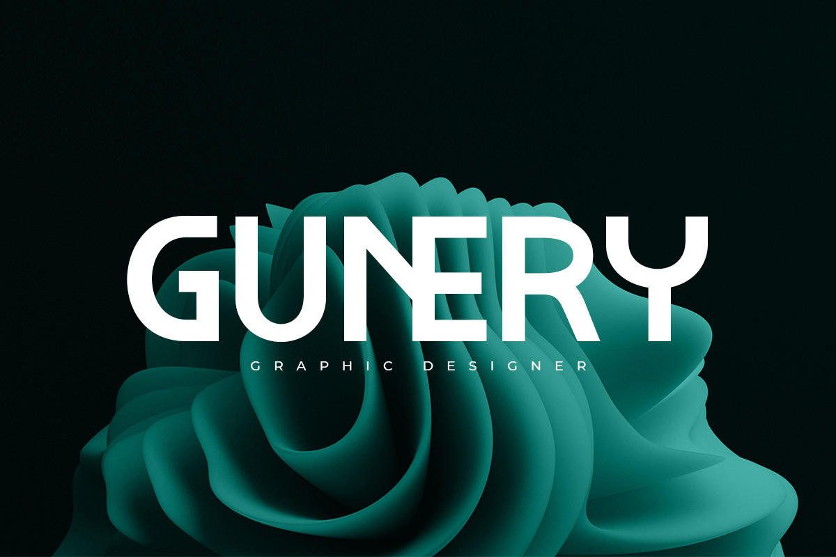 Funky - Modern Sans Serif Font on Yellow Images Creative Store