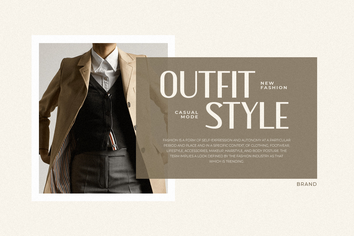 Parker - Corporate Elegant Font on Yellow Images Creative Store