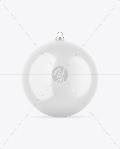 Glossy Christmas Ball Mockup - Free Download Images High Quality PNG, JPG