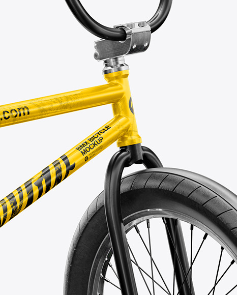 BMX Bicycle Mockup - Back Half Side View - Free Download Images High ...
