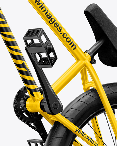 BMX Bicycle Mockup - Half Side View - Free Download Images High Quality ...