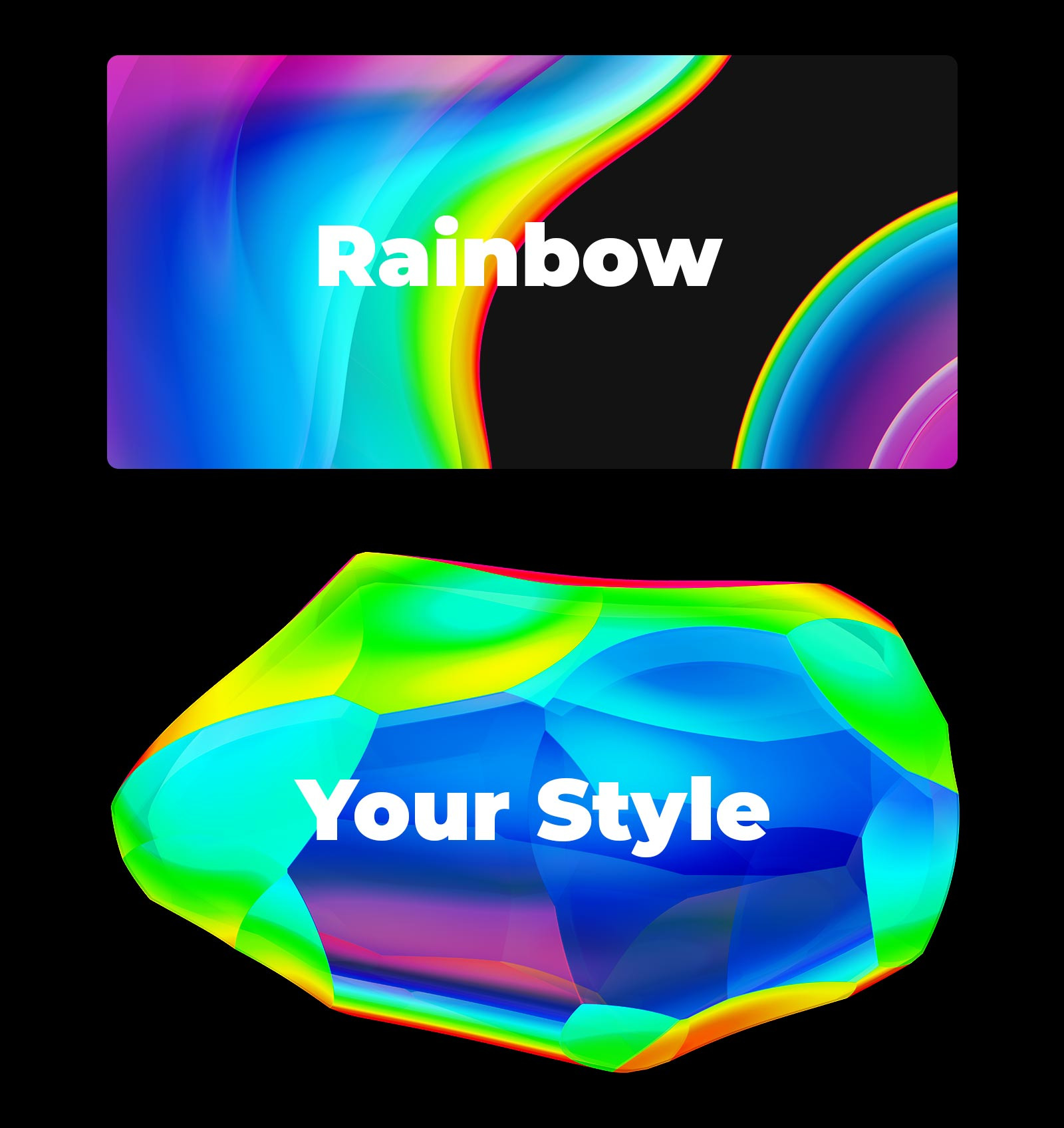 180 Objects In Rainbow Style 01 On Yellow Images Creative Store 180-objects-in-rainbow-style-01-on-yellow-images-creative-store