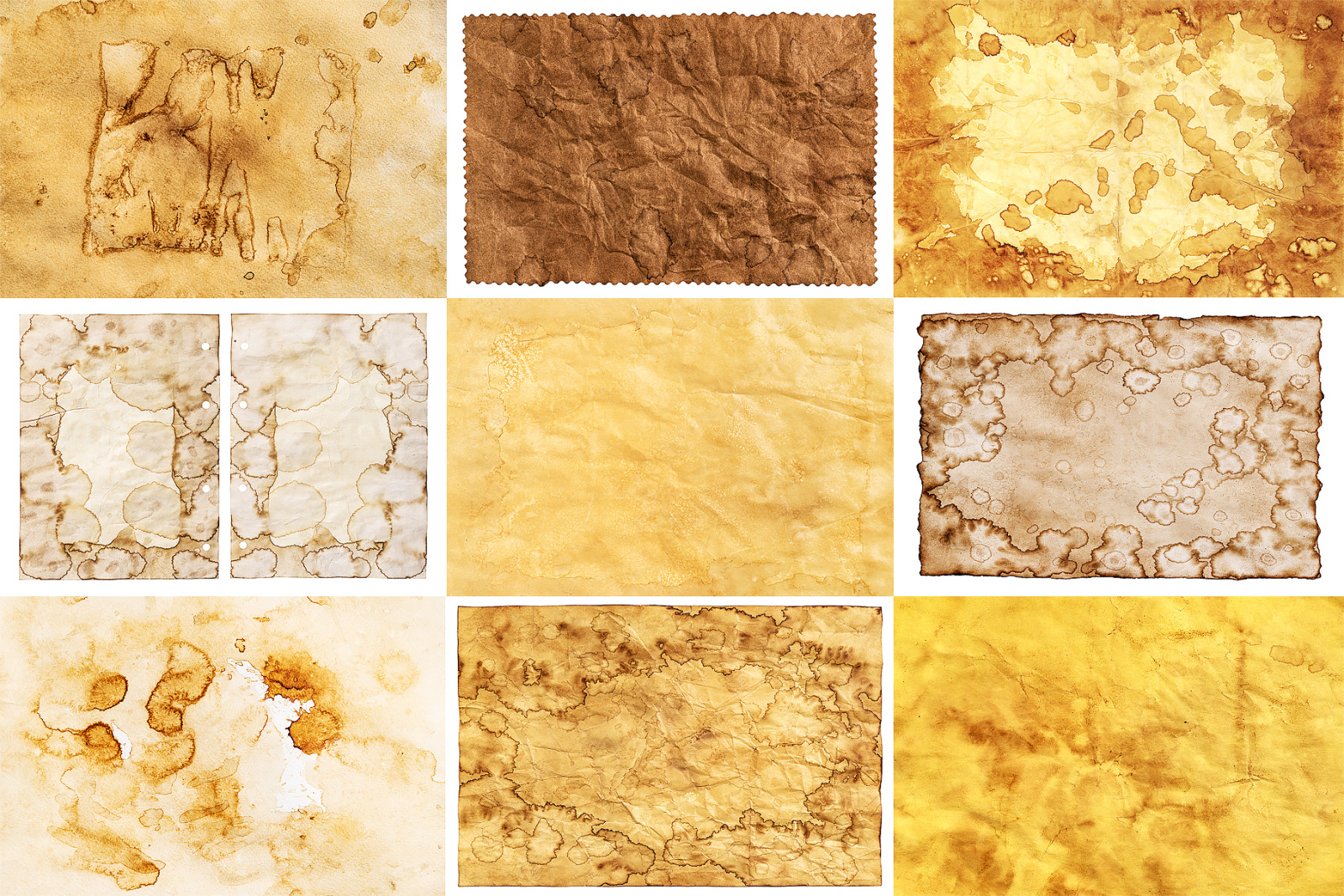 Tea Stained Paper Texture